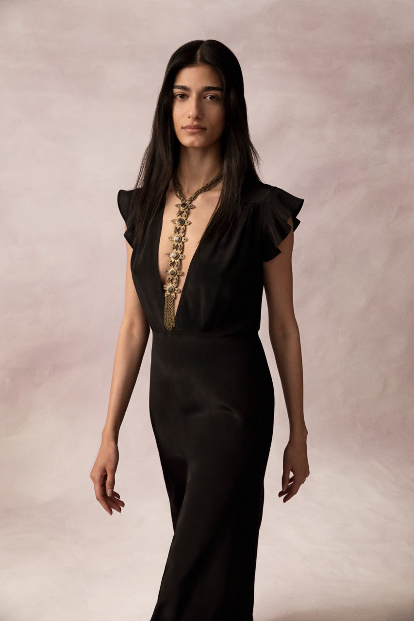 Jacqueline Black Maxi Dress – Jaline Resort